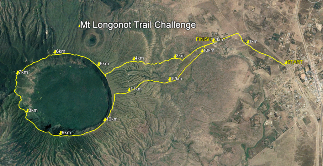 Longonot Trail - run2gether Laufen, Österreich / Kenia
